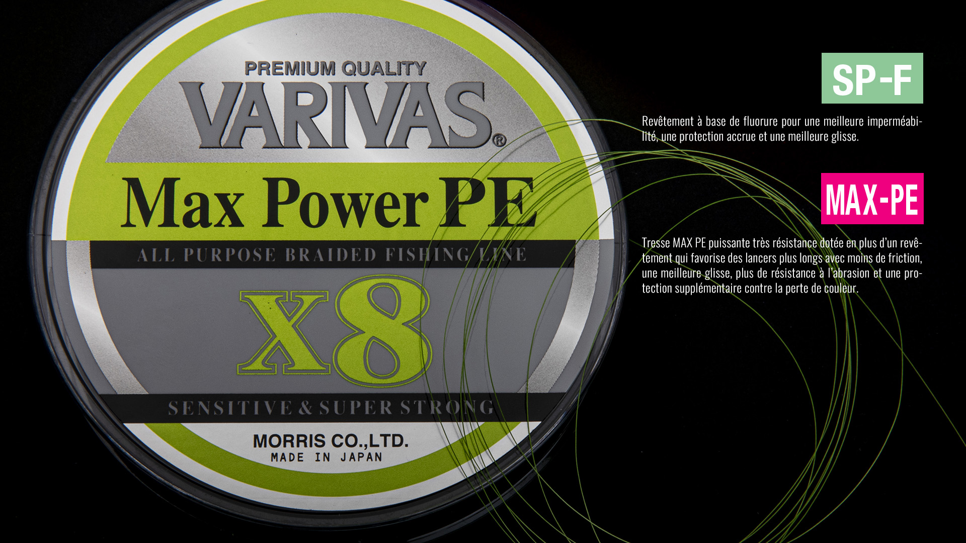 Varivas Max Power PE X8 Lime Green – Way Of Fishing