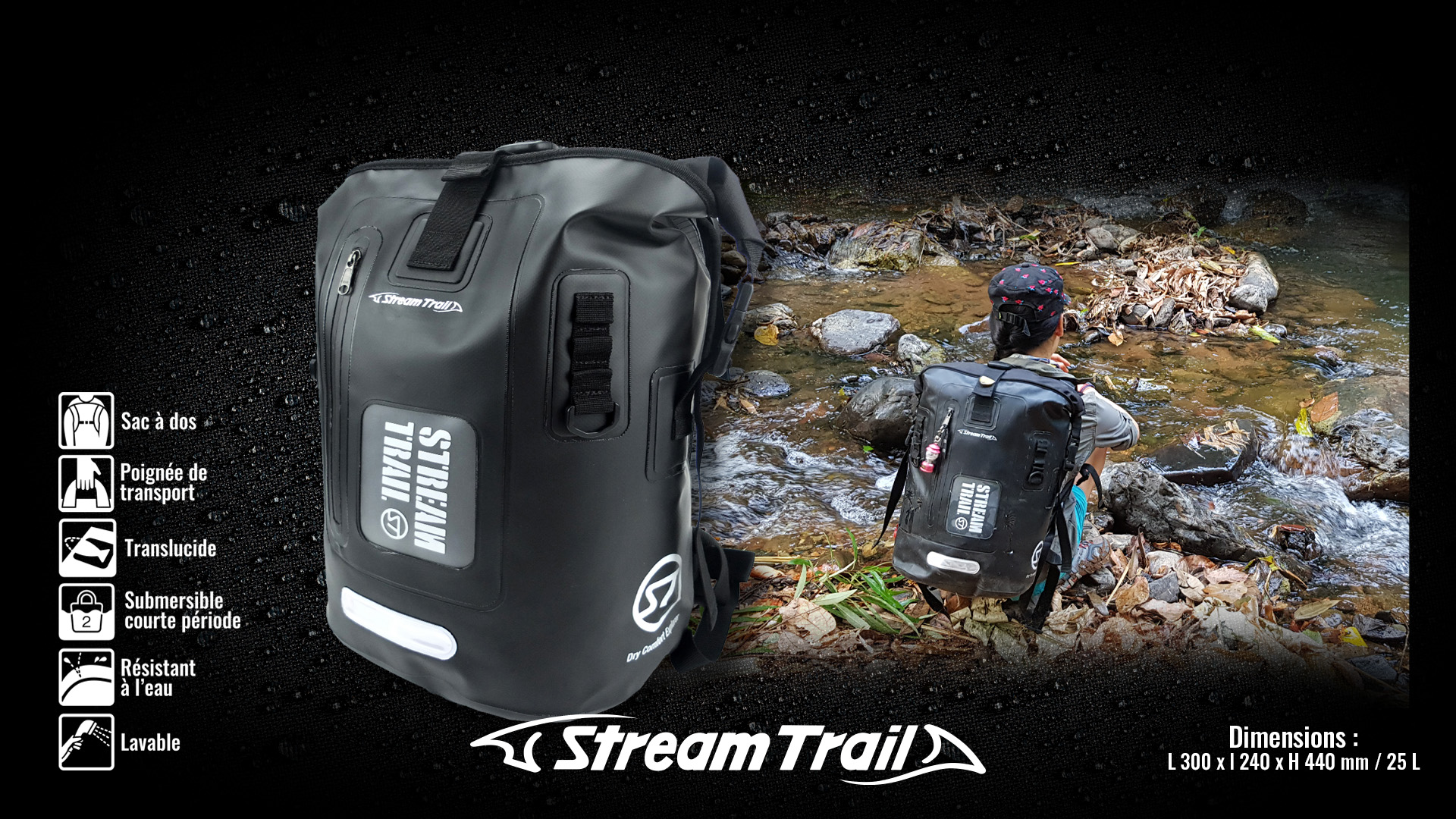STREAMTRAIL DRY TANK 25L