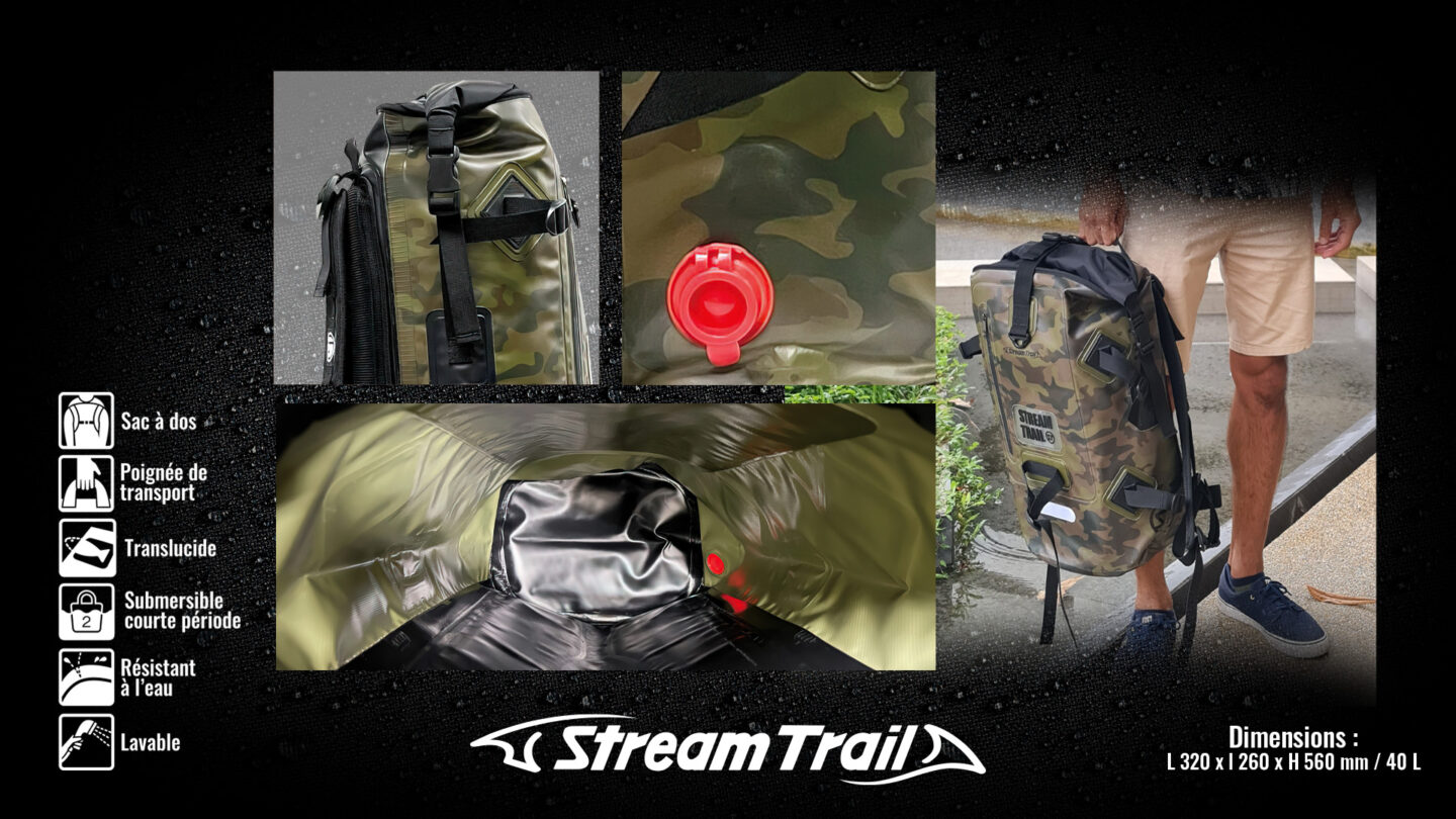 STREAMTRAIL DRY TANK CAMO 40L