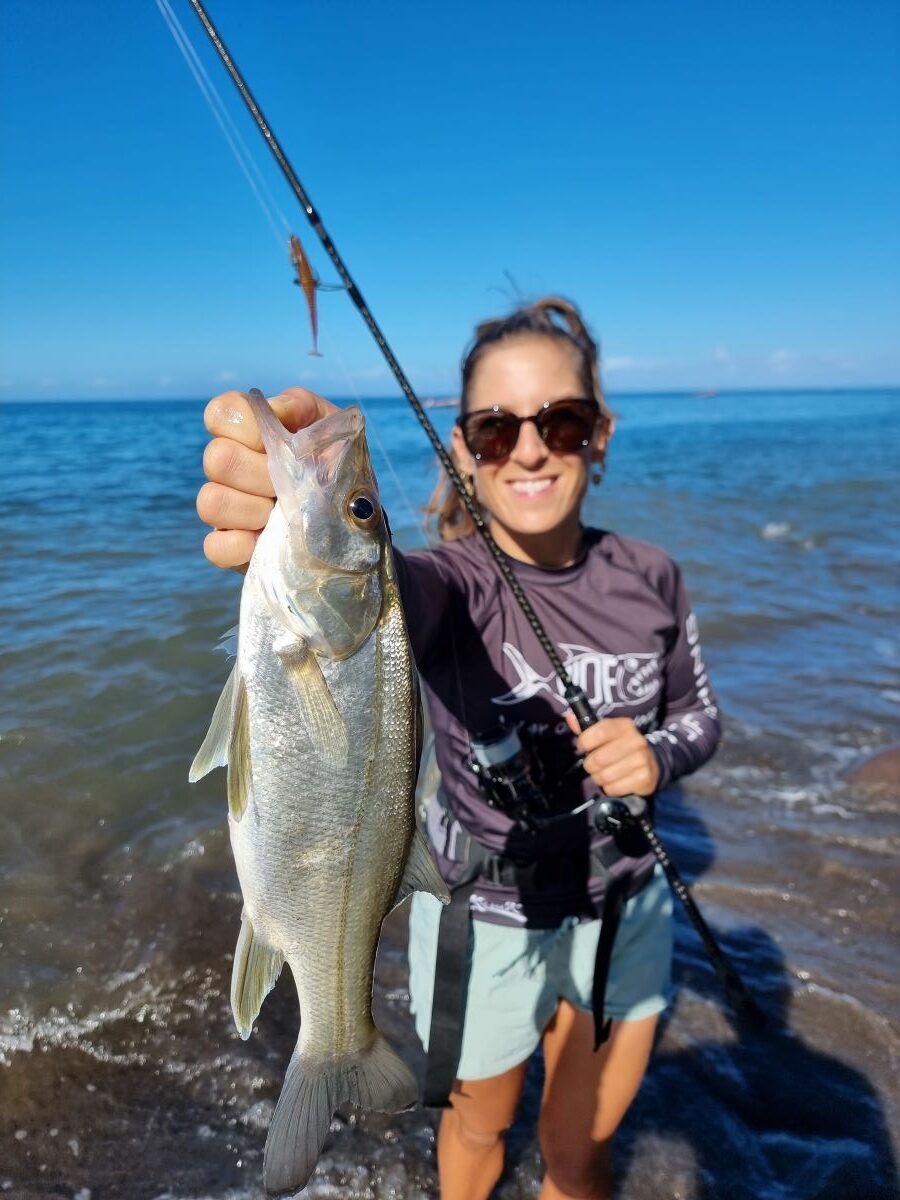 Pêche du bord en Martinique.